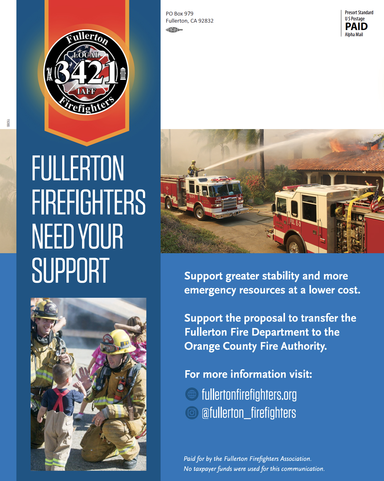 Fullerton Firefighters Local 3421 – Local 3421